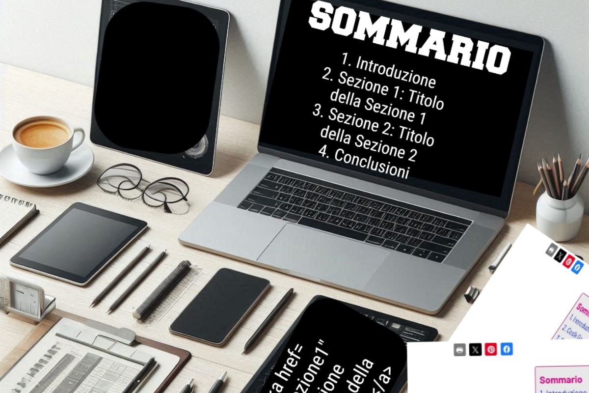 Come Creare un Sommario con Titoli Cliccabili per il Tuo Blog